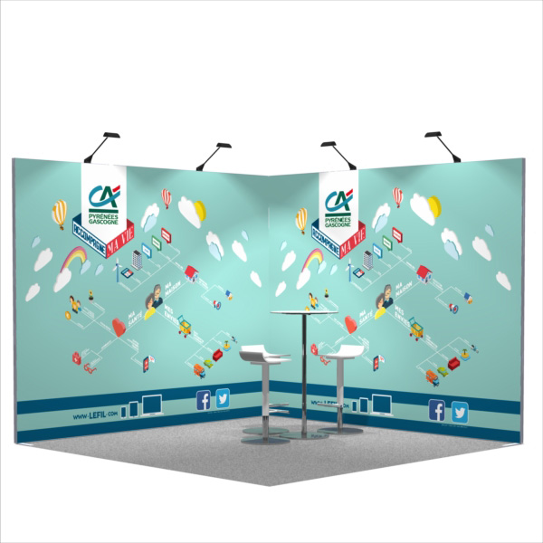 Stands modulaire – SOLI'EXPO