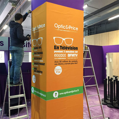 HABILLAGE TEXTILE MURAL – SOLI'EXPO